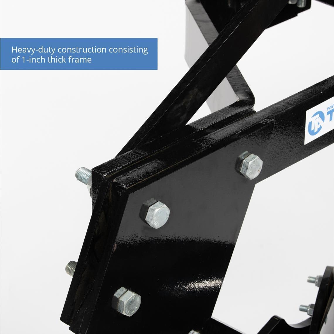 Titan Attachments 18-in. Single Bottom Tow-Behind Moldboard Turn Plow, 3-Point H