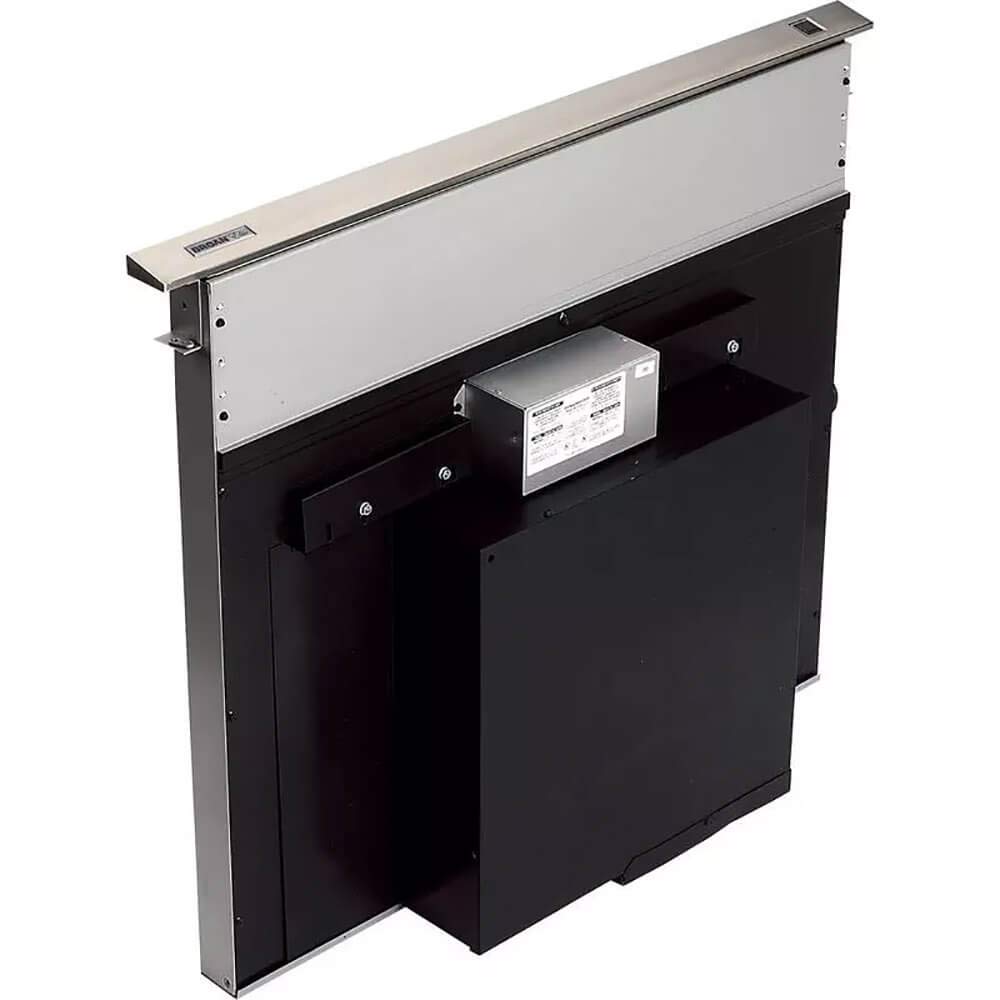 Broan Elite Rangemaster RMDD3604 Downdraft Ventilation System with Internal or External Blower Options Heat Sentry Infinitely Adjustable Control and Optional Remote Button Kit: 36 Inch/Internal