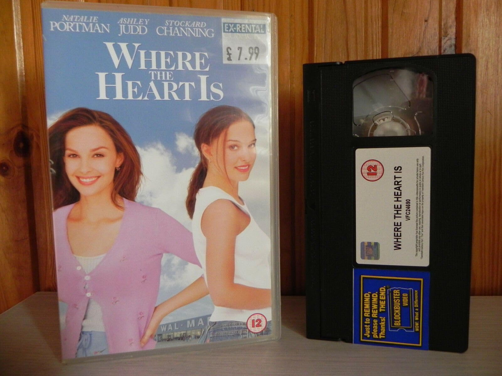 RUNYAO Where The Heart is - Natalie Portman - Large Box - Ex-Rental - Drama - VHS