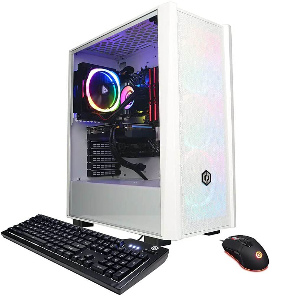 CyberPowerPC Gamer Xtreme Liquid Cooled VR-Ready Gaming Desktop Computer, Intel Core i5-12600KF 3.7GHz, 16GB RAM, 1TB SSD, NVIDIA GeForce RTX 3060 Ti 8GB, Windows 11 Home