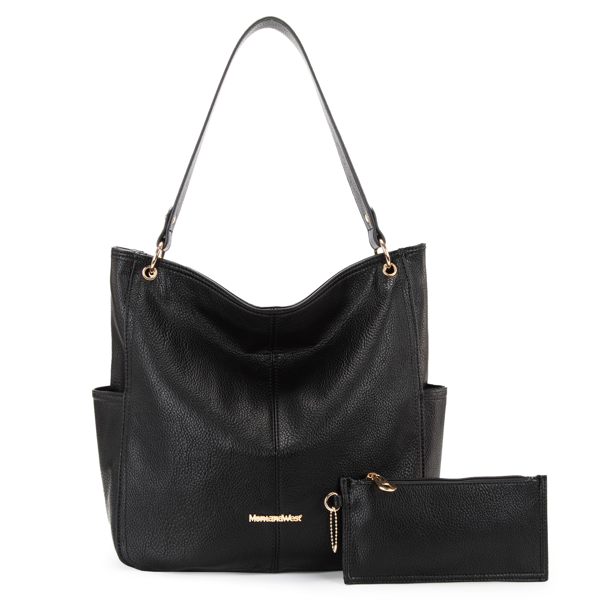 Montana West Concealed Carry Purses Handbags For Women Washed Leather Crossbody Bags Handgun Tote Satchel Hobo Bag Brown MBB-MWC-020BR
