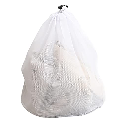 Ochine Mesh Laundry Bags Washing Bag for Delicates, Travel Storage Organize Bag Machine Clothing Wash Bags with Locking Drawstring Closure for Bra, Lingerie, Underwear, Socks, Clothes (1 Pack)
