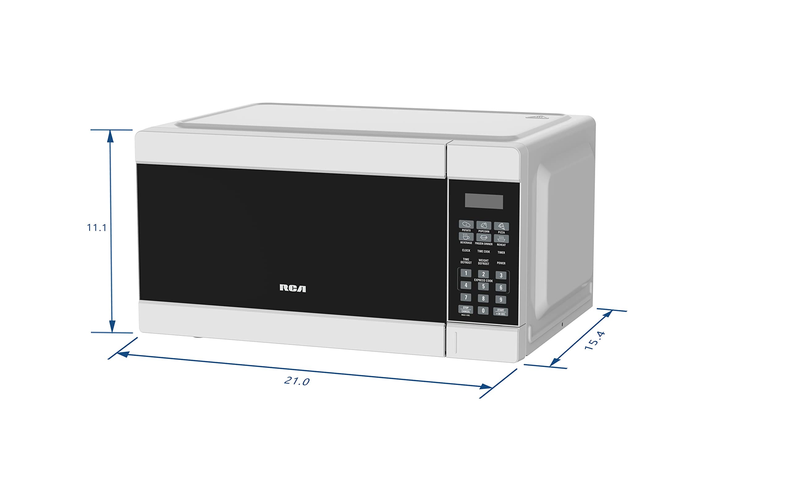 FRIGIDAIRE RMW1132-WHITE RCA 1.1-Cu-Ft 1000-Watt Microwave, White