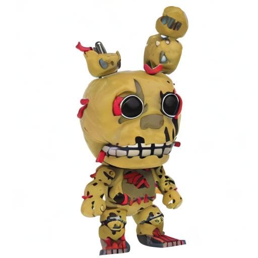 POP Five Nights at Freddy's - Springtrap Funko Pop! Vinyl Figure (Bundled with Compatible Pop Box Protector Case), Multicolored, 3.75 inches