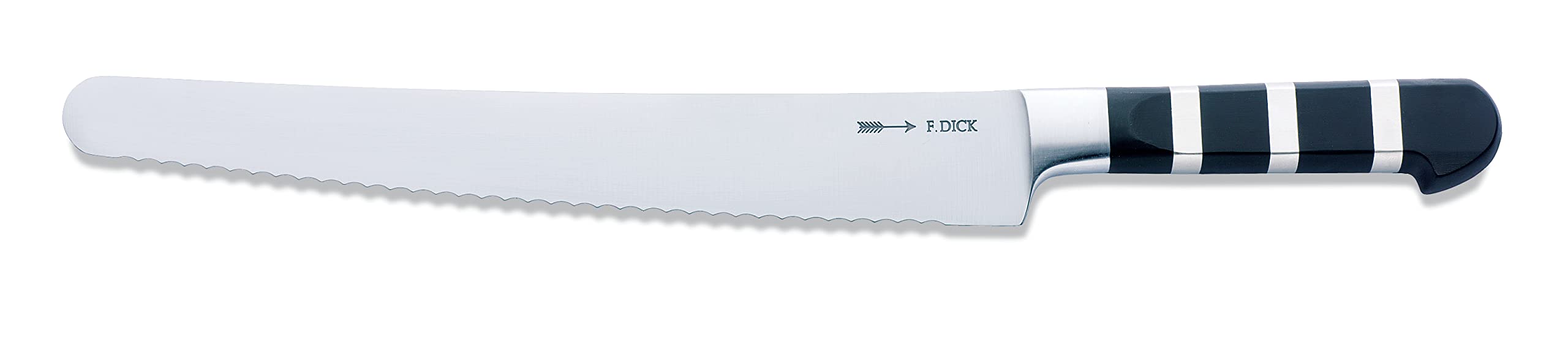 F. DICK – 1905 Utility Knife - Serrated knife with 10.2" blade & 56 HRC - Ideal for bread, fruit & vegetables - Stainless steel - Ultra sharp - Ergonomic handle - High carbon