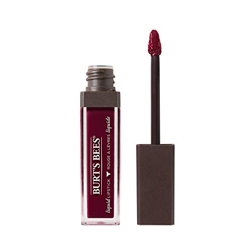 Burt's Bees 100% Natural Glossy Liquid Lipstick, Wine Waters, 1 Tube