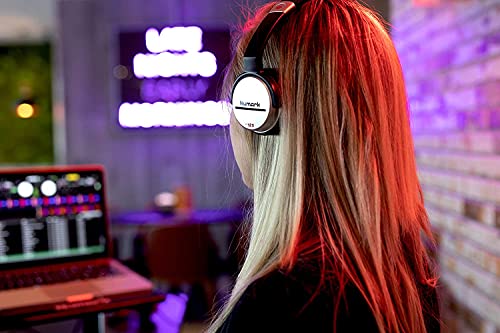Numark Party Mix Live + HF125 - DJ Controller/Adults & Kids DJ Set with DJ Lights, DJ Speakers, DJ Mixer and Portable DJ Headphones