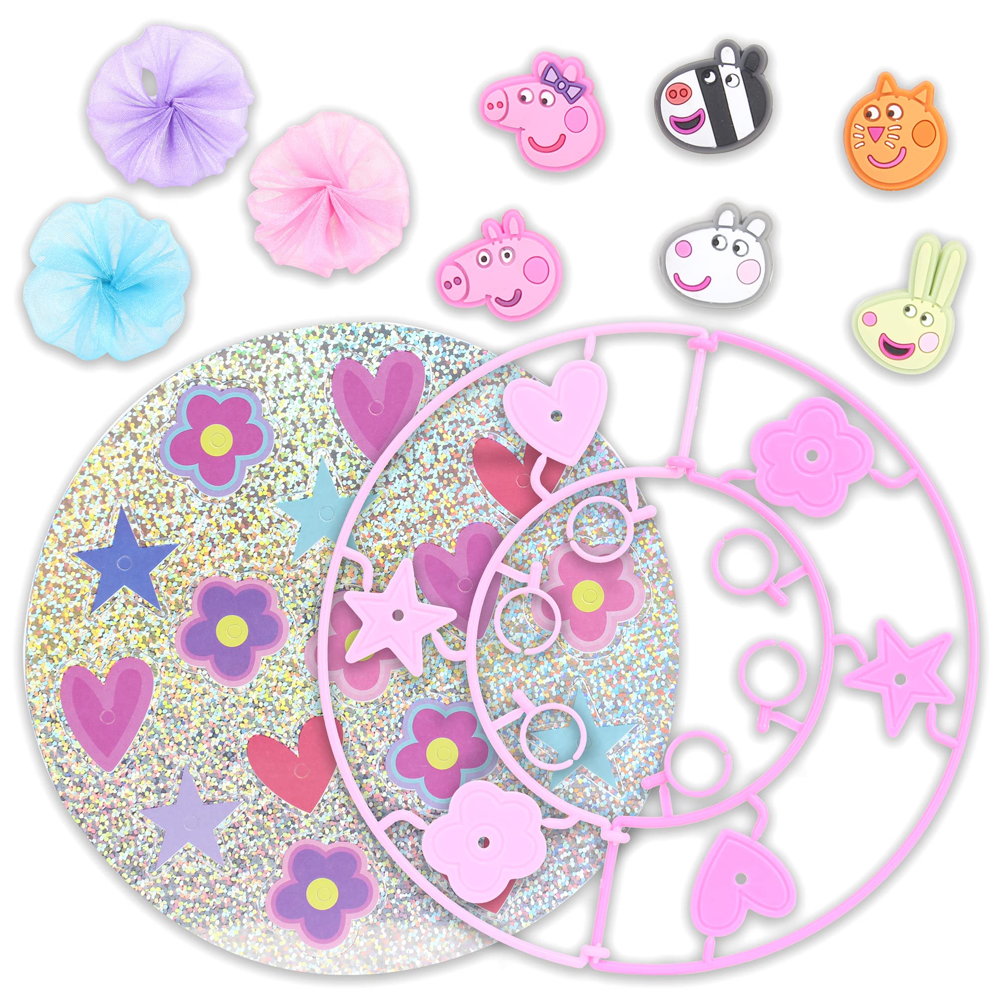 Tara Toys Peppa Pig Snap N' Wear Activity Rings Set, DIY Jewellery Kit for Kids, 3+ Years