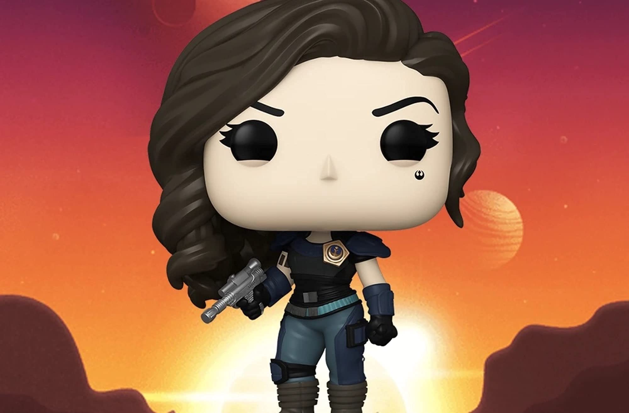 POP Star Wars: The Mandalorian - Cara Dune Funko Pop! Vinyl Figure (Bundled with Compatible Pop Box Protector Case) Multicolor 3.75 inches
