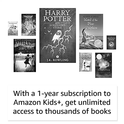 Kindle Kids (2022 release) β Includes access to thousands of books, a cover, and a 2-year worry-free guarantee - Space Whale