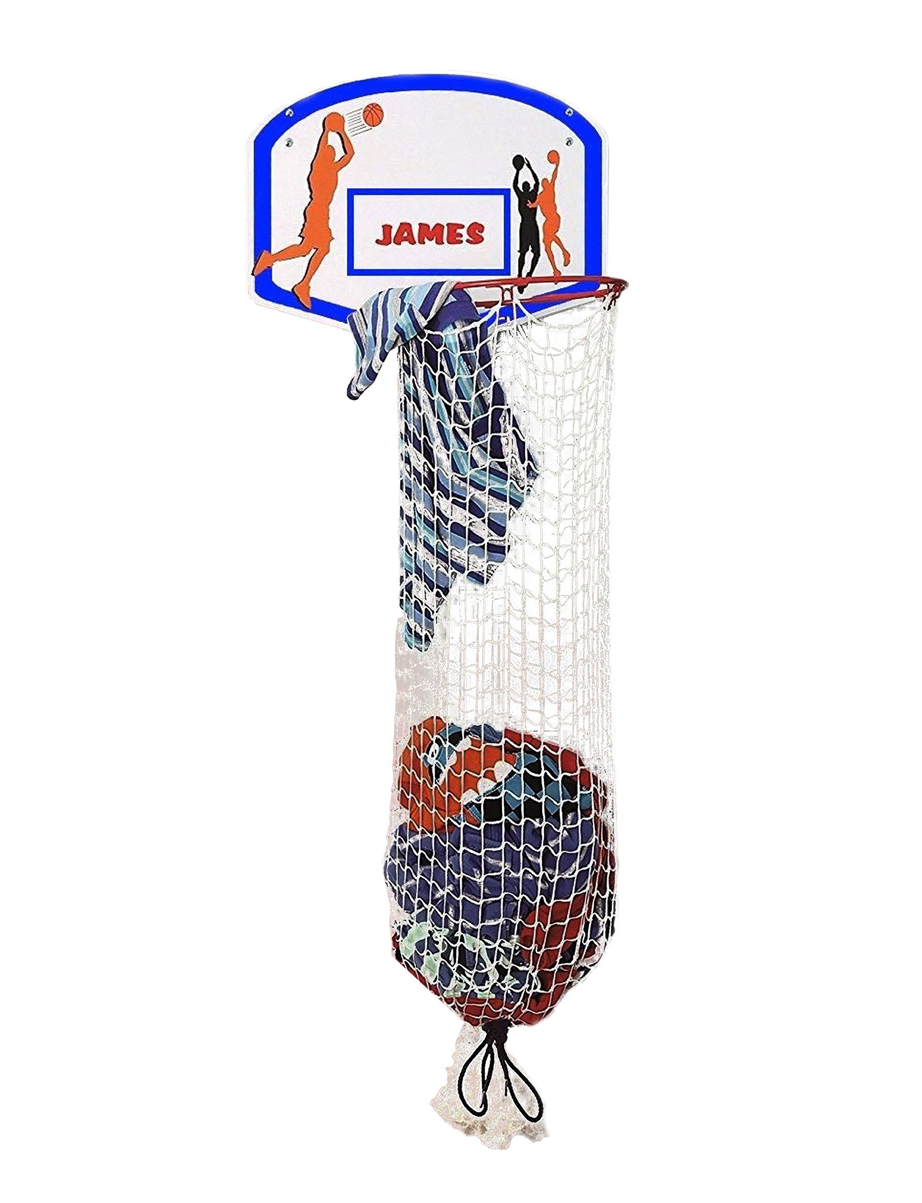 Etna Basketball Hoop Laundry/Clothes Hamper Game for Kids – Hooks Over The Door, Helps Make Dirty Clothes Fun, Can Be Personalized – Perfect For Boys and Girls Bedrooms – Shoot It, Dunk It, Wash It