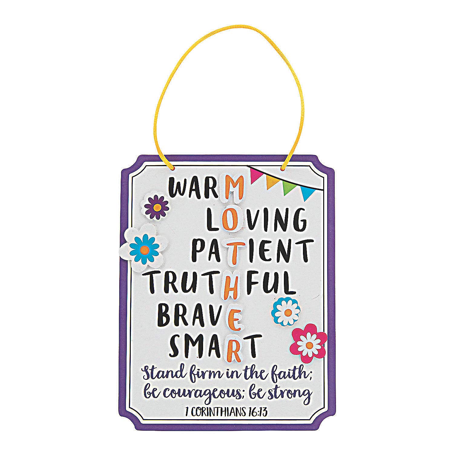 Mother’s Day Sign with Verse Craft Kit - Craft Kits - 12 Pieces