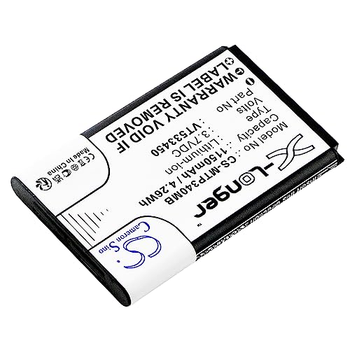 CS Replacement Battery for Motorola Ease 34, Ease 35, Ease 44 VT533450 1150mAh / 4.26Wh Barcode Scanner