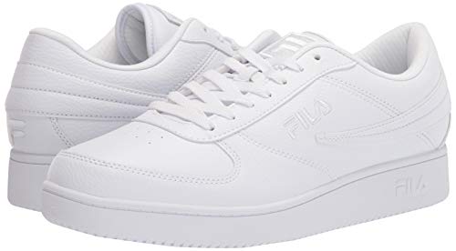 Fila Men's A-Low Sneaker, White/White/White, 14
