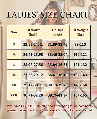 Knowyou High Waisted Underwear for Women Breathable Cute High Cut Panties for Ladies Women's Comfortable Full Coverage Brief