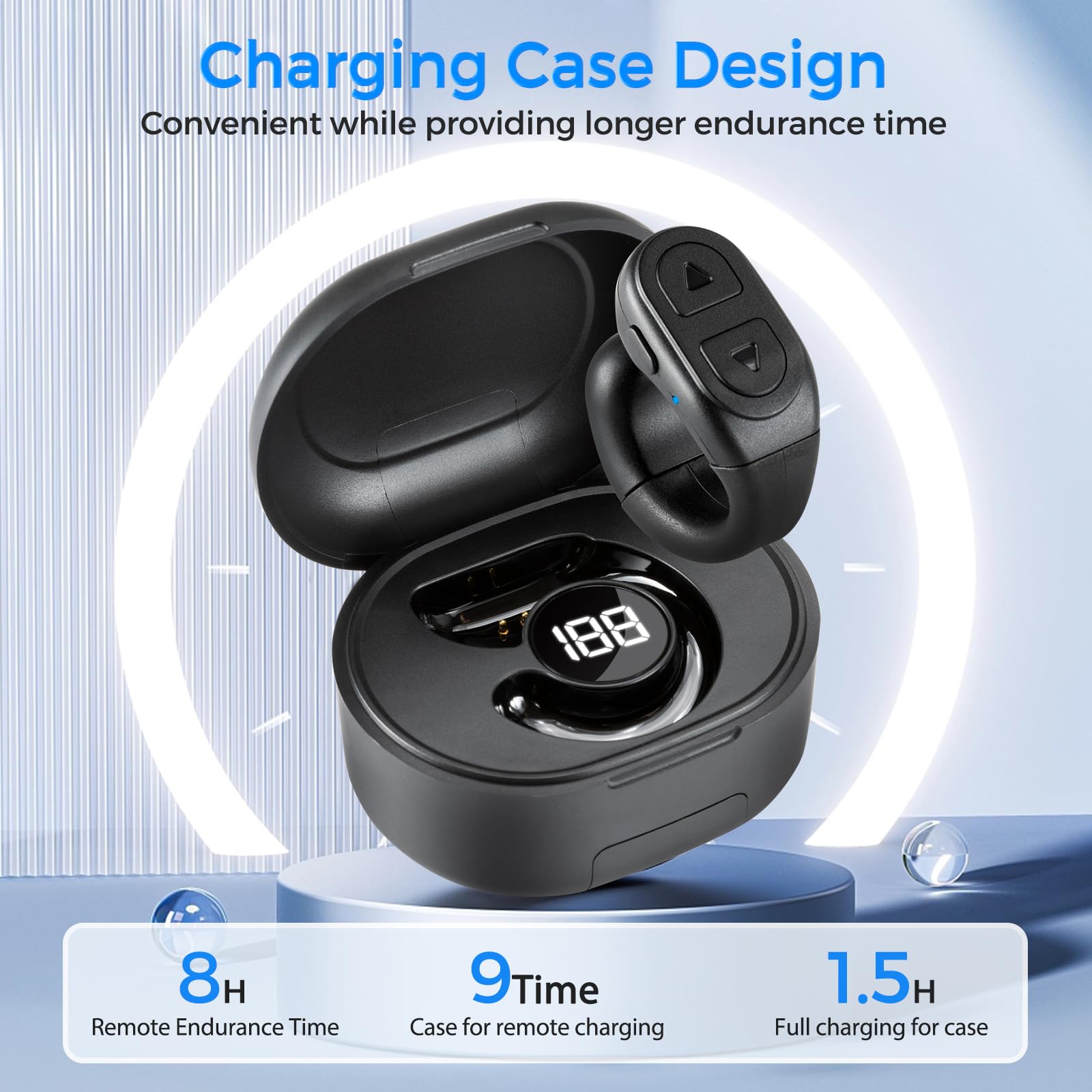 CoBak TikTok Remote Control Kindle App Page Turner,Bluetooth Scrolling Ring Camera Video Recording with Phone Holder,TIK Tok Scrolling Ring for iPhone,iPad,Android