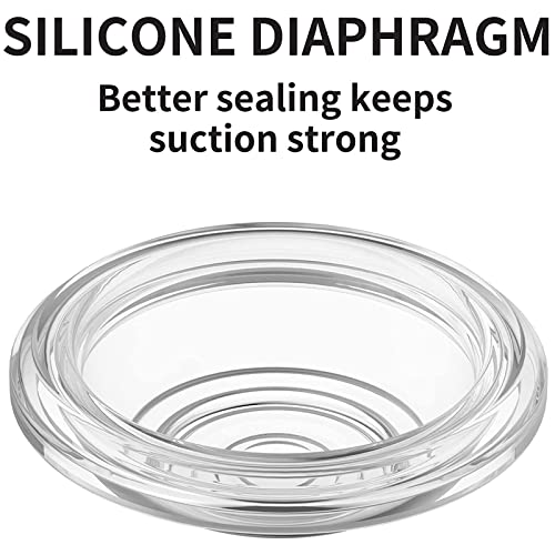 Mompmuir Duckbill Valves & Silicone Diaphragm Compatible with Momcozy / TSRETE / HAUTURE / PADRAM /LoveOfLive /OMFMF / S9 Pro/S10/S12 Parts Replace, Wearable Breast Pump Accessories (8 Piece Set)