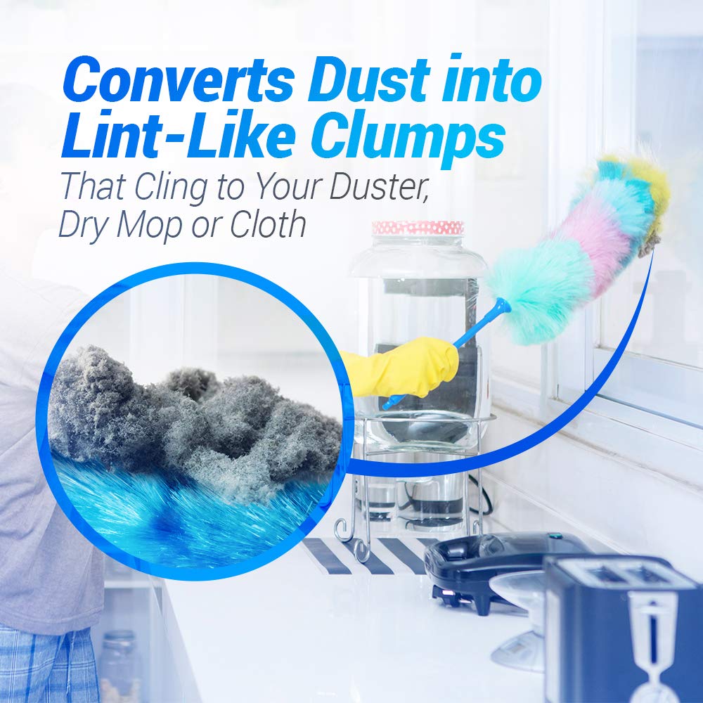 Fuller Brush Duster Spray β 15.5 oz Multi Surface Dust Removing Sprayer - Safe Household Cleaning For Floors, Furniture, Blinds & Car Interiors