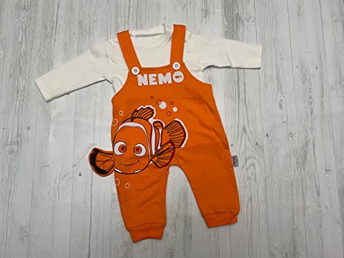 Finding Nemo Cotton Baby Overall/Romper With Long Sleeve Tshirt For Newborns & Infants & Toddlers β 2 PIECES - Unisex