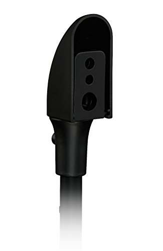 Mount-It! Speaker Floor Stands | Height Adjustable with Cable Management for Satellite, Small Bookshelf & Bluetooth Speakers up to 10 Lbs | Fits Vizio, Polk, Bose, JBL, Sony & Samsung | 1 Pair, Black