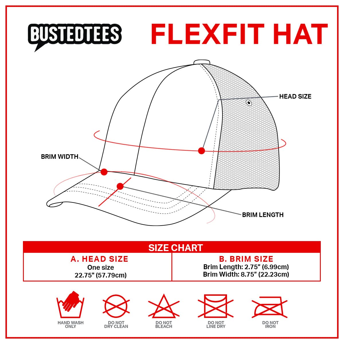 BustedTees Bitcoin Outline Flexfit Hat Casual Wear - Baseball Cap for Men Women Breathable Flex Fit with Airmesh Fitted Cap (Charcoal, Large, l)