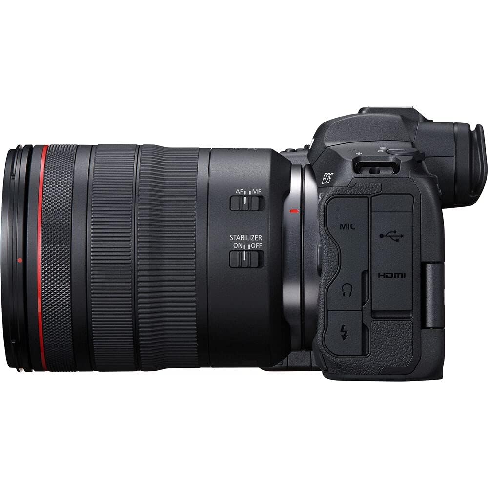 Canon EOS R5 Mirrorless Digital Camera with 24-105mm f/4L Lens Bundle with Advanced Accessories | 4147C013 |Canon eos r5
