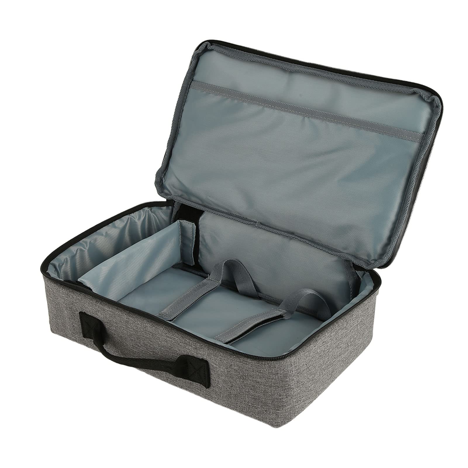 BTIHCEUOT Projector Case, Gray Heavy Duty Nylon Portable Projector Bag for Outdoor