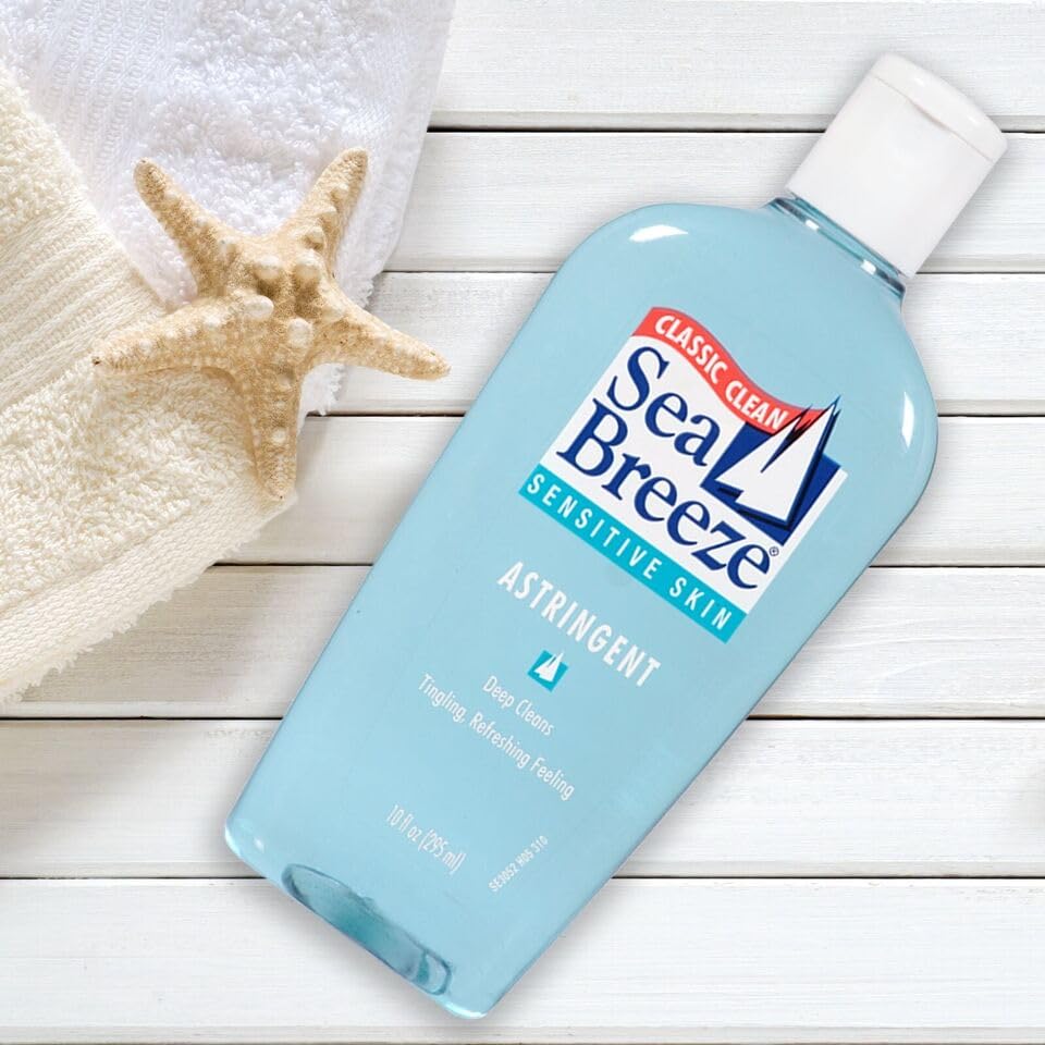 Sea Breeze Sea Breeze Fresh-Clean Astringent Sensitive Skin, 10 oz (Pack of 3)