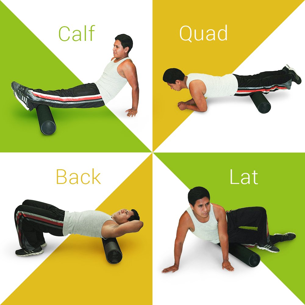 BodyHealt High Density Foam Roller - Half Foam Roller, Foam Roller for Pysical Therapy & Exercise. Density Foam Roller, Foam Rollers for Muscles Deep Tissue. Foam Roller, Half Round Foam Roller - 6X12
