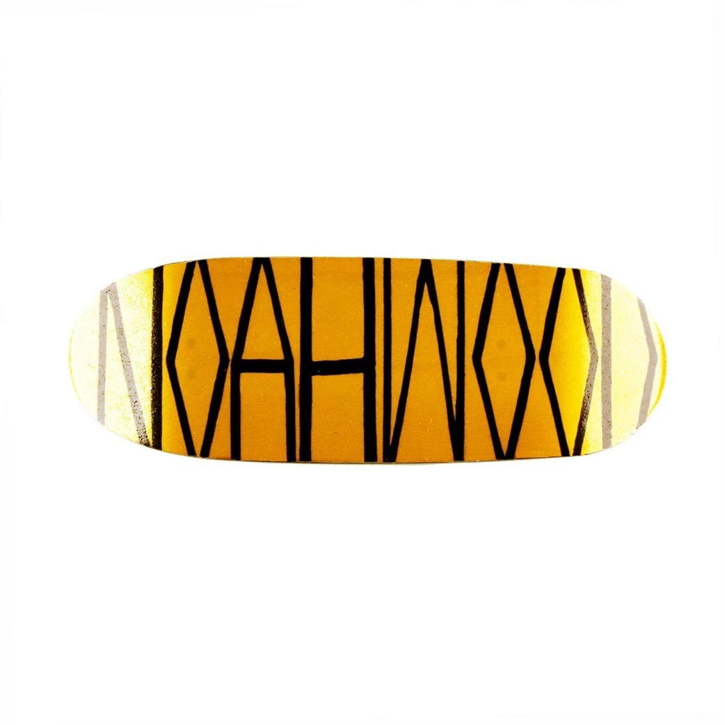 NOAHWOOD Fingerboards 8.0 Deck(Yellow-Black) 100mm X 33mm Deck