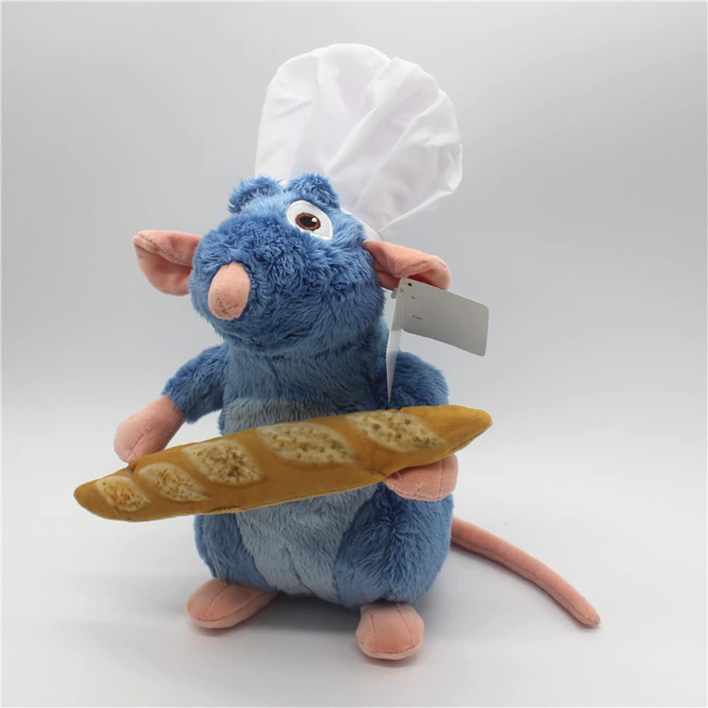 CAMAQUI Ratatouille Bread Remy Mouse Stuffed Toy Doll Doll Children's Birthday Gift 12"