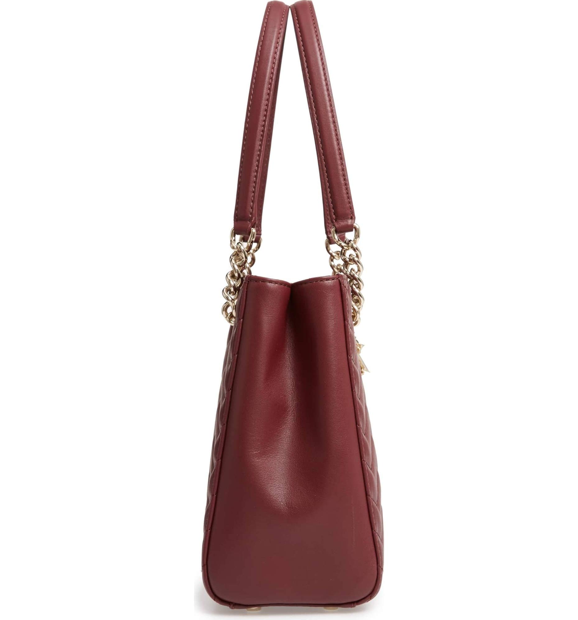 Kate Spade New York Reese Park Small Courtnee Smooth Leather Bag, Cherrywood…