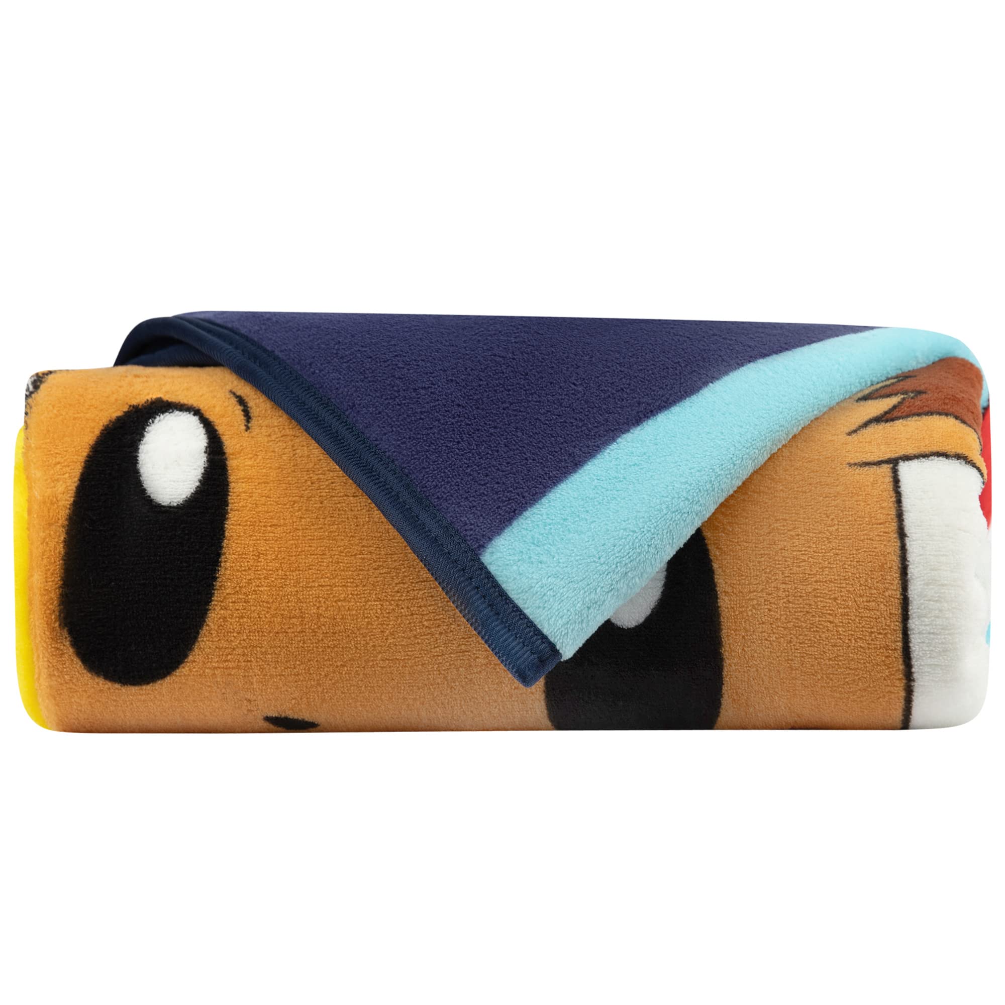 Franco Kids Bedding Super Soft Plush Micro Raschel Blanket, 62 in x 90 in, Pokemon - Design may vary