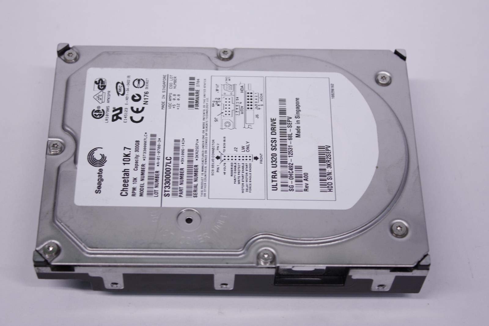 Seagate 300GB SCSI Seagate Cheetah 10K RPM 80pin ST3300007LC