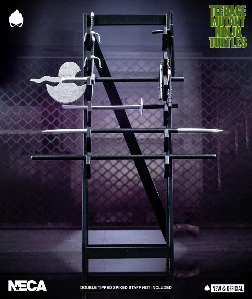 NECA 7" TMNT 1990 Movie Foot Soldier w/Weapons Rack 2 Pack Figure