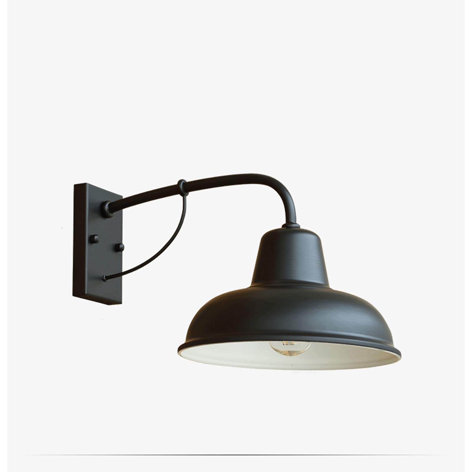 Wall Lamp American Door Lamp Outdoor Wall Lamp Nostalgic Retro Balcony Aisle Patio Lamp Outdoor Courtyard Wall Lamp Waterproof Lighting Garden Corridor Wrought Iron Wall Lamp Villa Home Atmosphere Lam