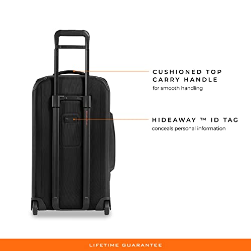 Briggs & Riley Wheeled Duffle, Black, Checked-Medium 27-Inch