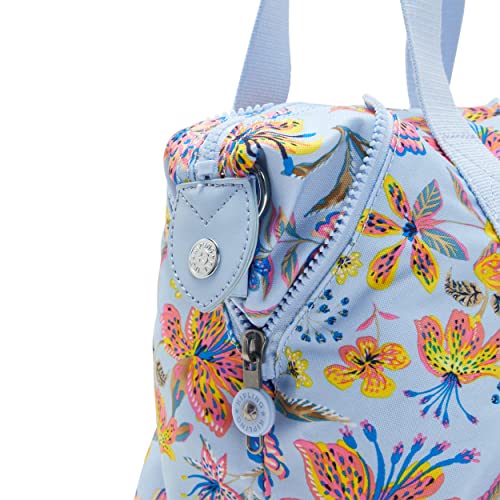 Kipling Women’s Art Mini Tote Bag, Lightweight Small Weekender, Nylon Travel Handbag, Wild Flowers