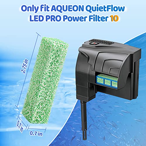 HiTauing 6 Count Phosphate Reducer Filter Pads for aqueon,Fish Tank Filter Pads for QuietFlow LED PRO Model 10
