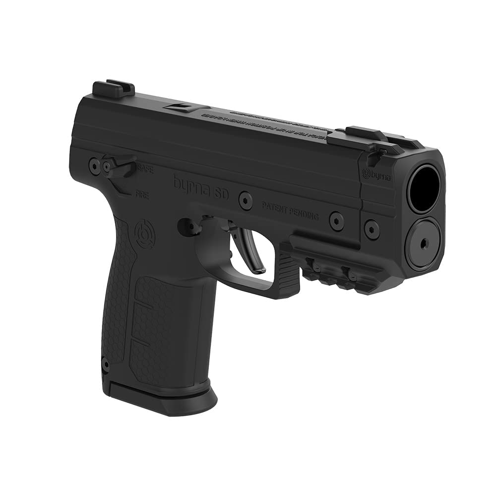 Byrna SDXL Self Defense Pepper Ultimate Bundle - Spray, Non Lethal, Less Lethal Launcher, 12g CO2 Powered Home Defense, Personal Defense | Proudly Assembled in The USA (Black)