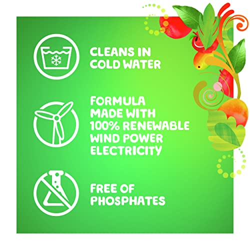 Gain + Aroma Boost Liquid Laundry Detergent, Apple Mango Tango Scent, 107 Loads, 154 fl oz, HE Compatible