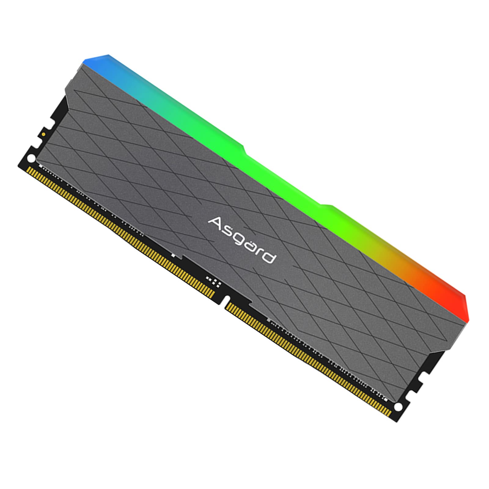 DDR4 Ram,Asgard Valkyrie Series 32GB (2 x 16GB) 288-Pin DRAM DDR4 3200 CL-18-22-22-42 1.35V Dual Channel Desktop Memory Model - White