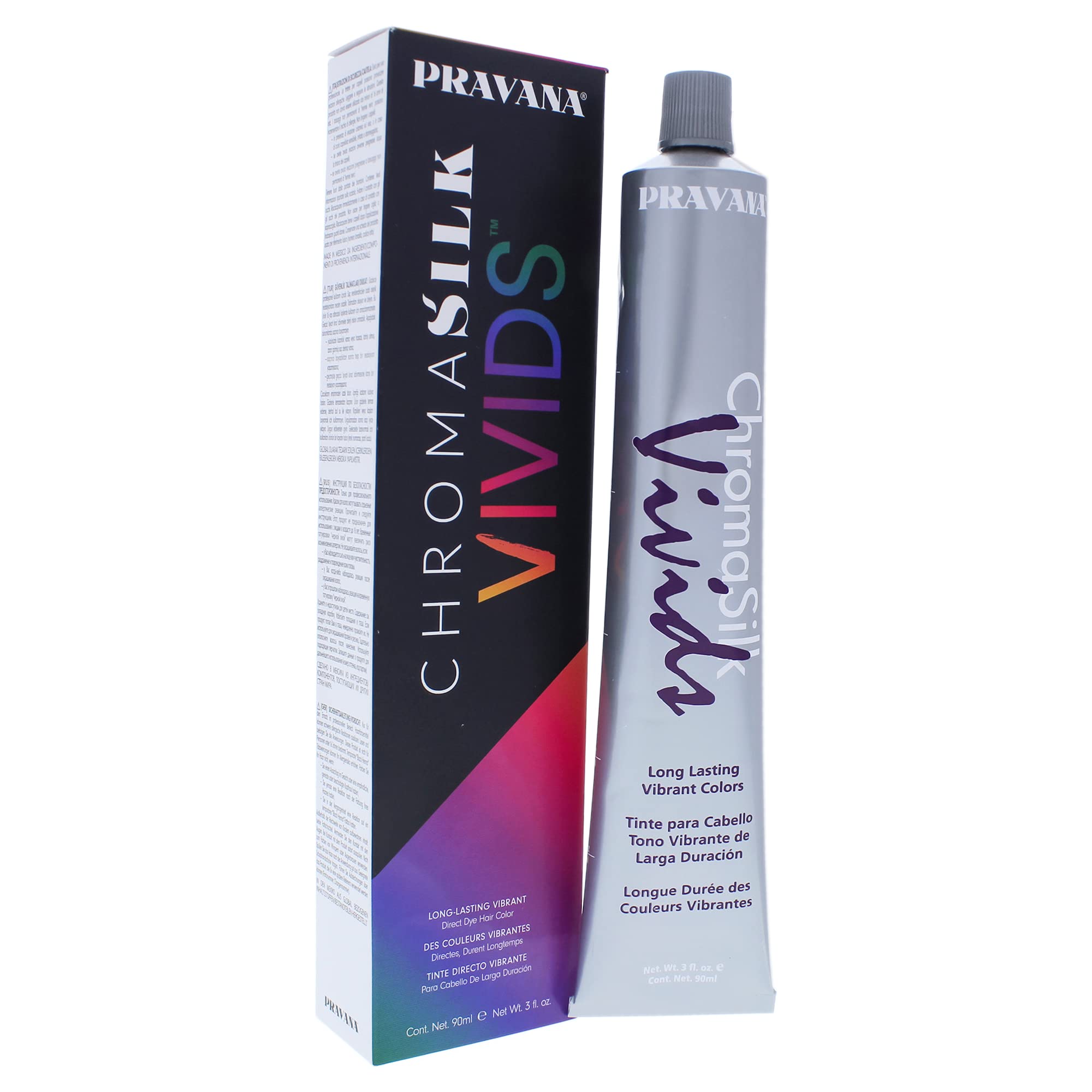 Pravana Chromasilk Vivids Long-lasting Vibrant Color - Pink, 3 Ounces