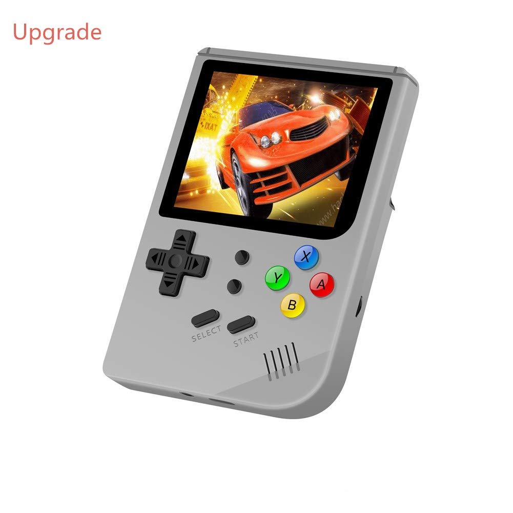 Neutral Handheld Game Console,Mini Hand-Held Game Player Retro Game 300 Game Console RG300 Retro Game Hand-Held 16G Internal 3 Inch Video Game Console Best Gift Tony System(Gray)