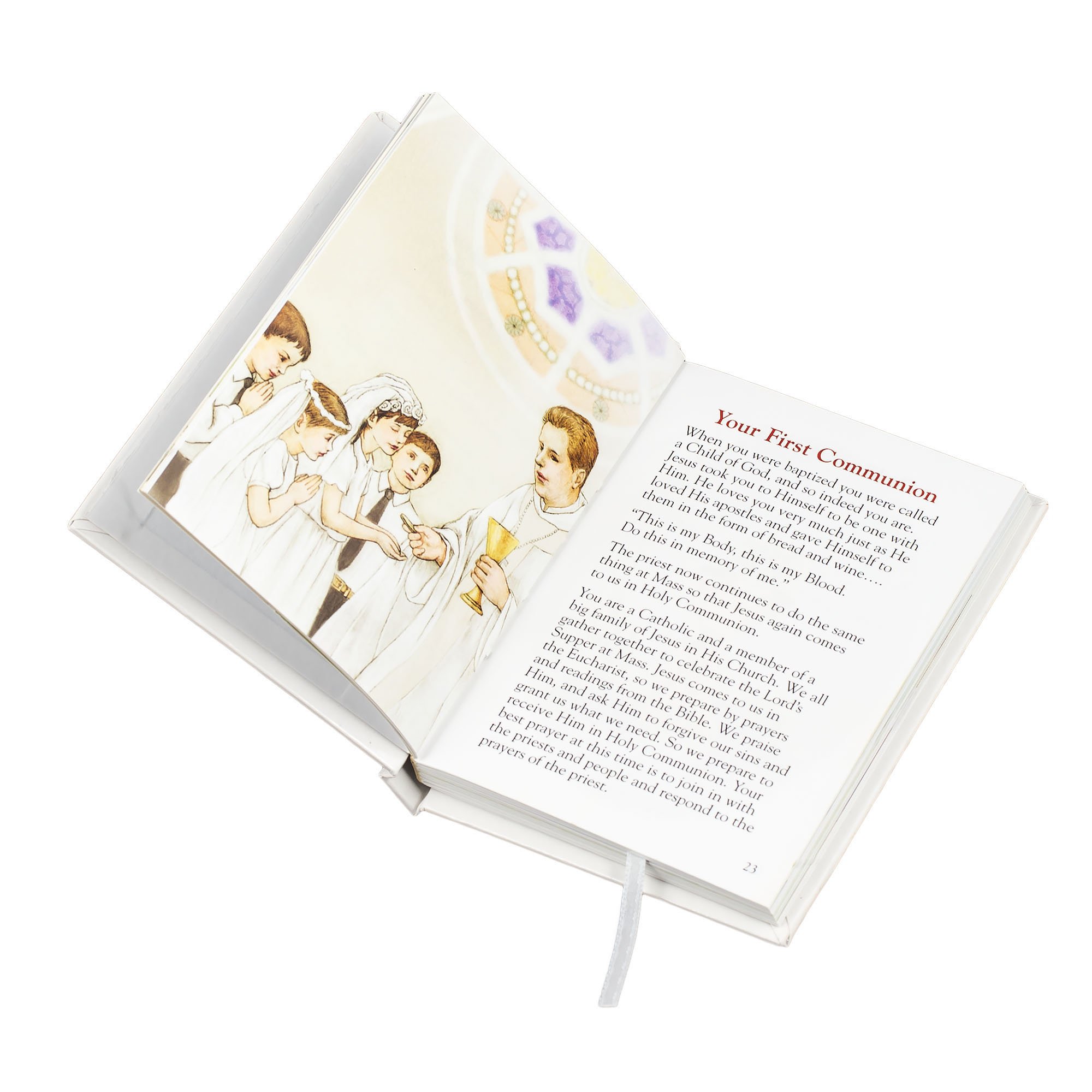 Praying Boy My First Communion Book and Rosary Set of 5