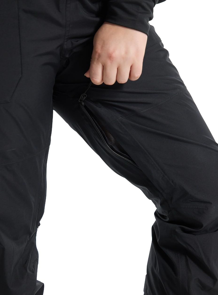 Burton Womens Gore-Tex Avalon Bib Pant, True Black, Medium