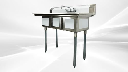 cooler depot sink NSF Left One Compartment Sink With Faucet S3C121610-12L-318