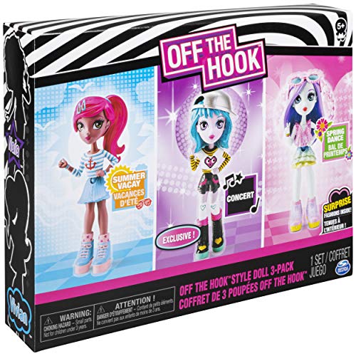 Off the Hook Style Doll 3-Pack, 4-inch Small Dolls with Mix and Match Fashions and Accessories, for Girls Aged 5 and Up, Exclusively at Amazon