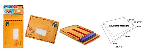 KOVERUPZ Adjustable Express Envelope Laptop Sleeve Laptop Sleeve fits 8"-17" laptops with Our Expandable Closure Disguise, Store and Protect Your Electronics!