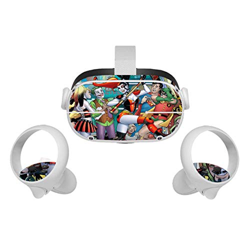 Oculus Quest II VR Headset Skin Sticker Amazing Girl Vinyl Decal for Headset and Controller